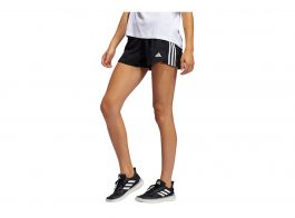 Buy the adidas Adidas Women's Pacer 3 Stripe Woven Shorts Online | Sportsco